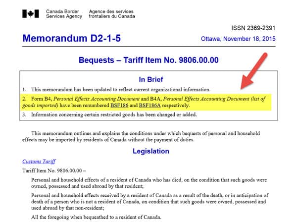 News for Canadians abroad & those returning to Canada